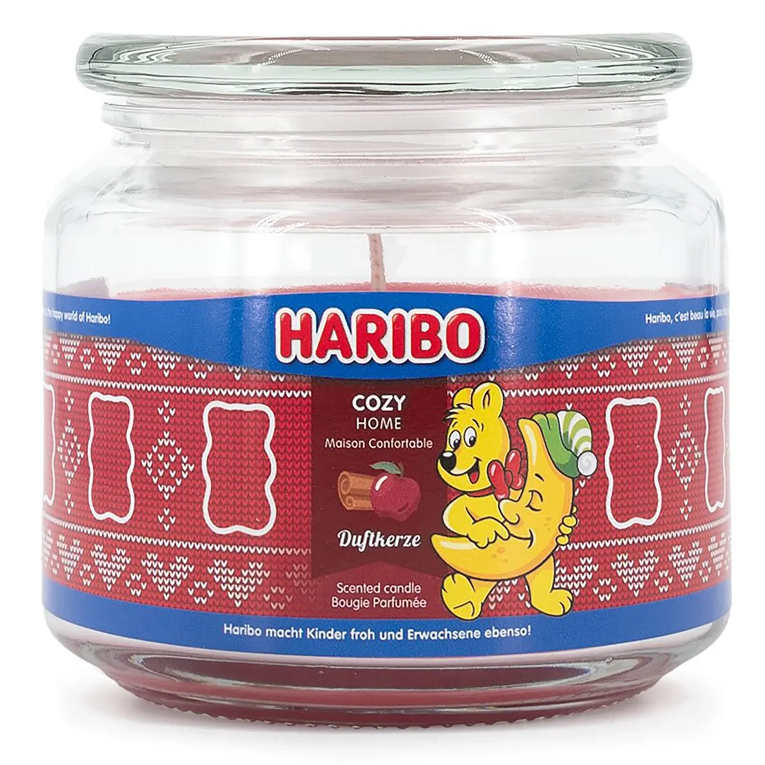 Haribo christmas scented candle in glass 300 g - Cozy Home at CWStore